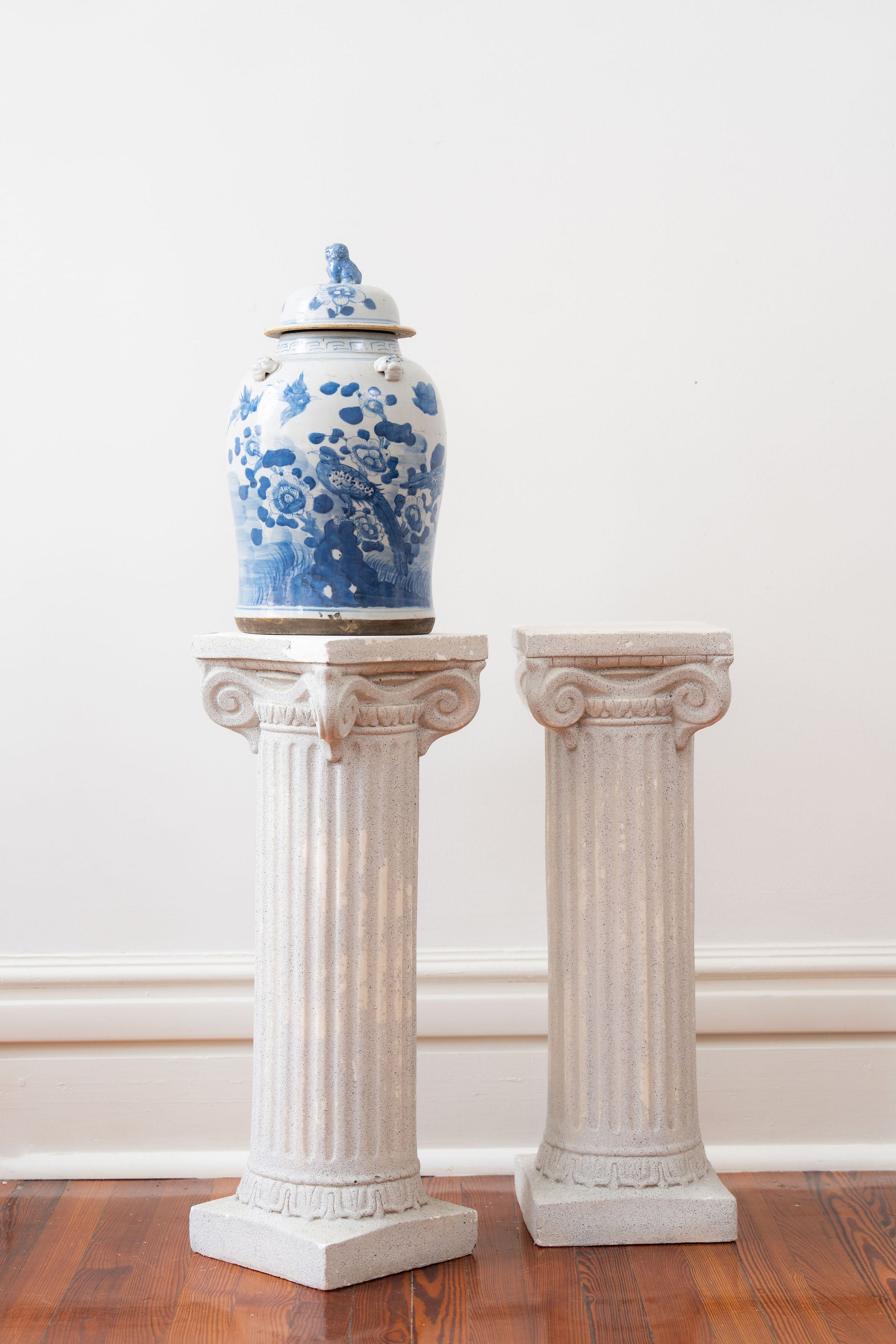 Plaster Columns Pedestals Lorenzo's Column Table Base – House Parts,